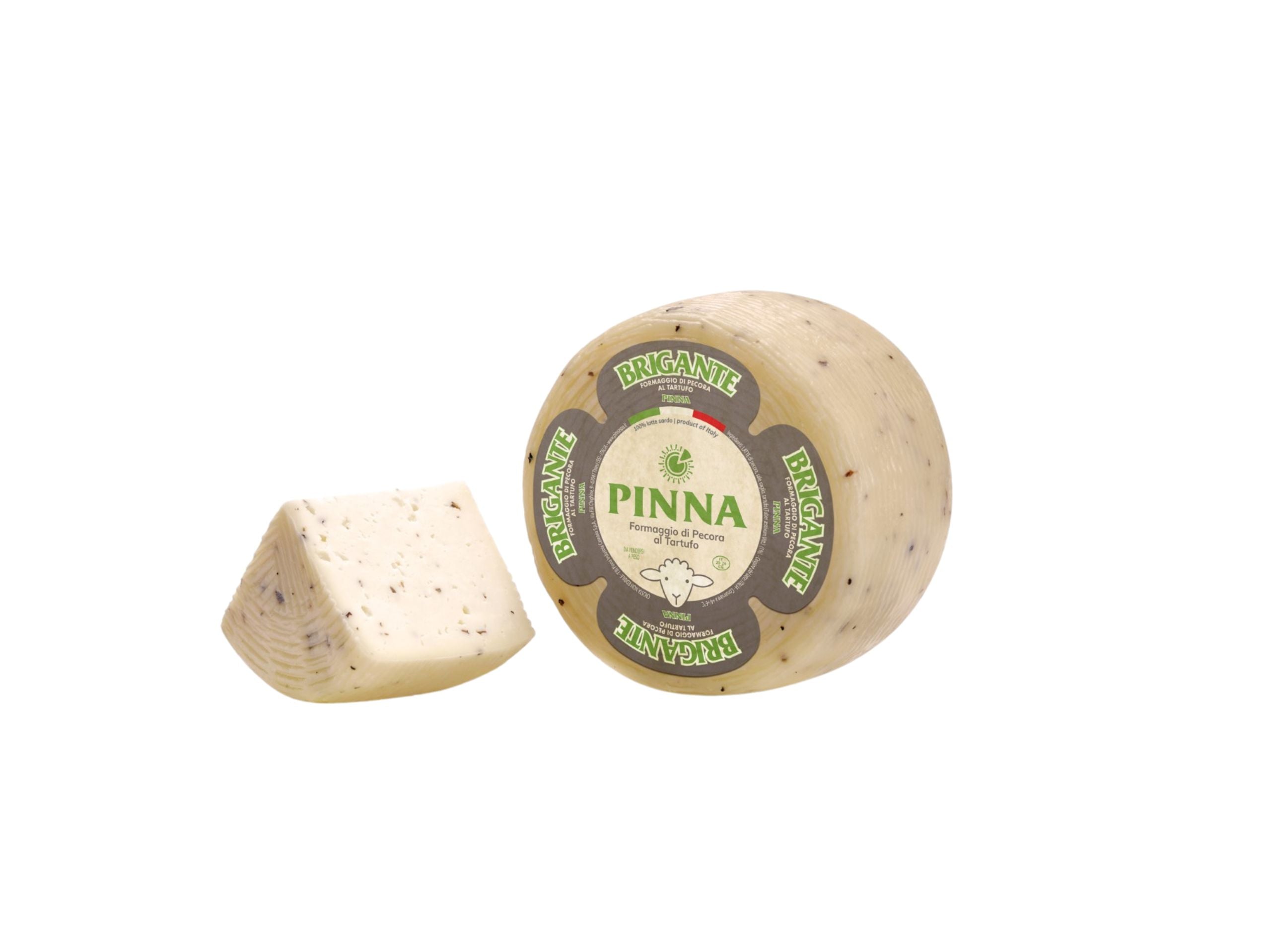 PINNA BRIGANTE SHEEPS MILK CHEESE WITH BLACK TRUFFLE 1.7 KG V.W – HUBIT ...